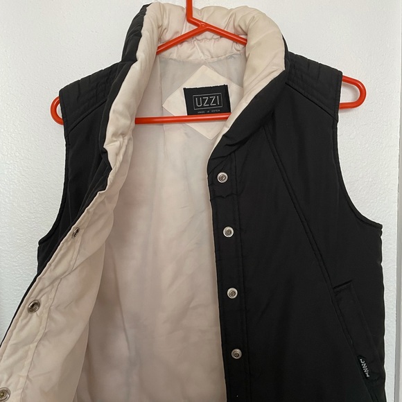 Uzzi | Jackets & Coats | Vintage Uzzi Black Vest | Poshmark